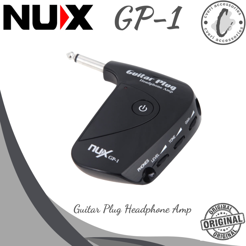 Jual Nux GP1 Gitar Plug Ampli Headphone Gitar GP-1 | Shopee Indonesia