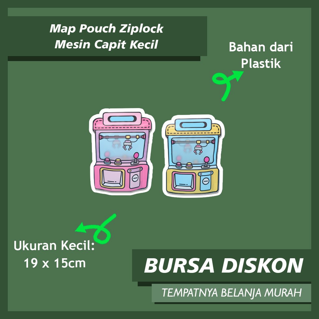 Jual Map Pouch Ziplock Mesin Capit Kecil Kemasan Plastik Hadiah Makanan ...