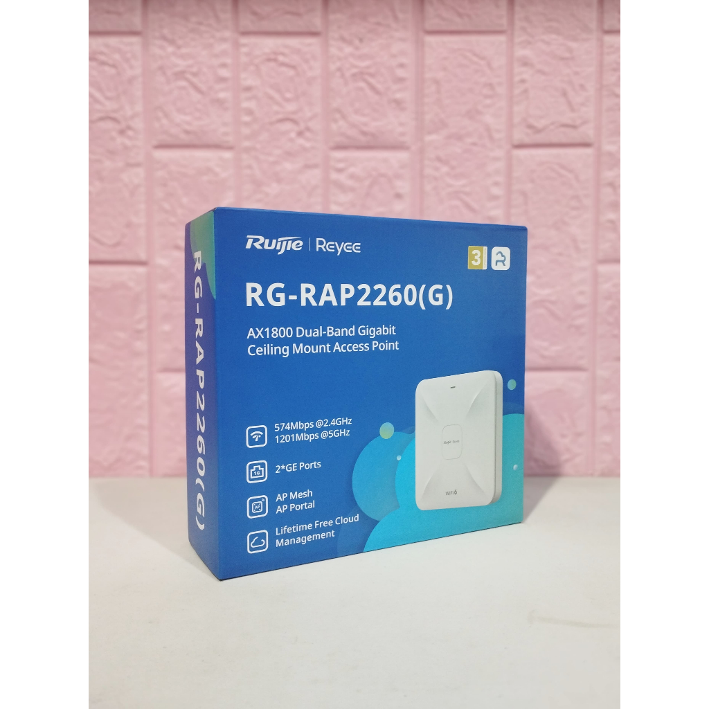 Jual Ruijie RG-RAP2260 (G) Wi-Fi 6 RAP 2260 Dual Band Ceiling Mount ...