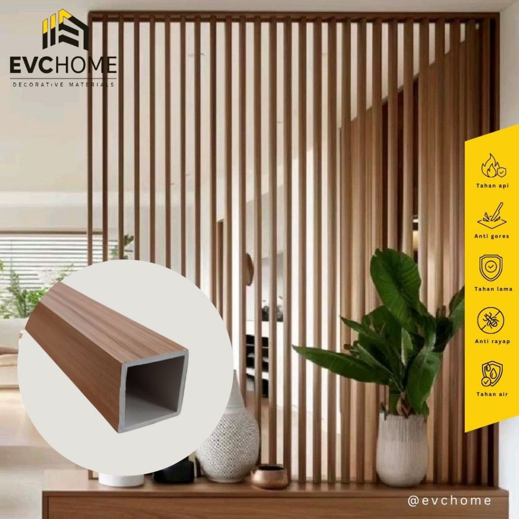 Jual EVCHOME Partisi WPC/Kisi Kisi WPC / Sekat dinding WPC / WPC ...