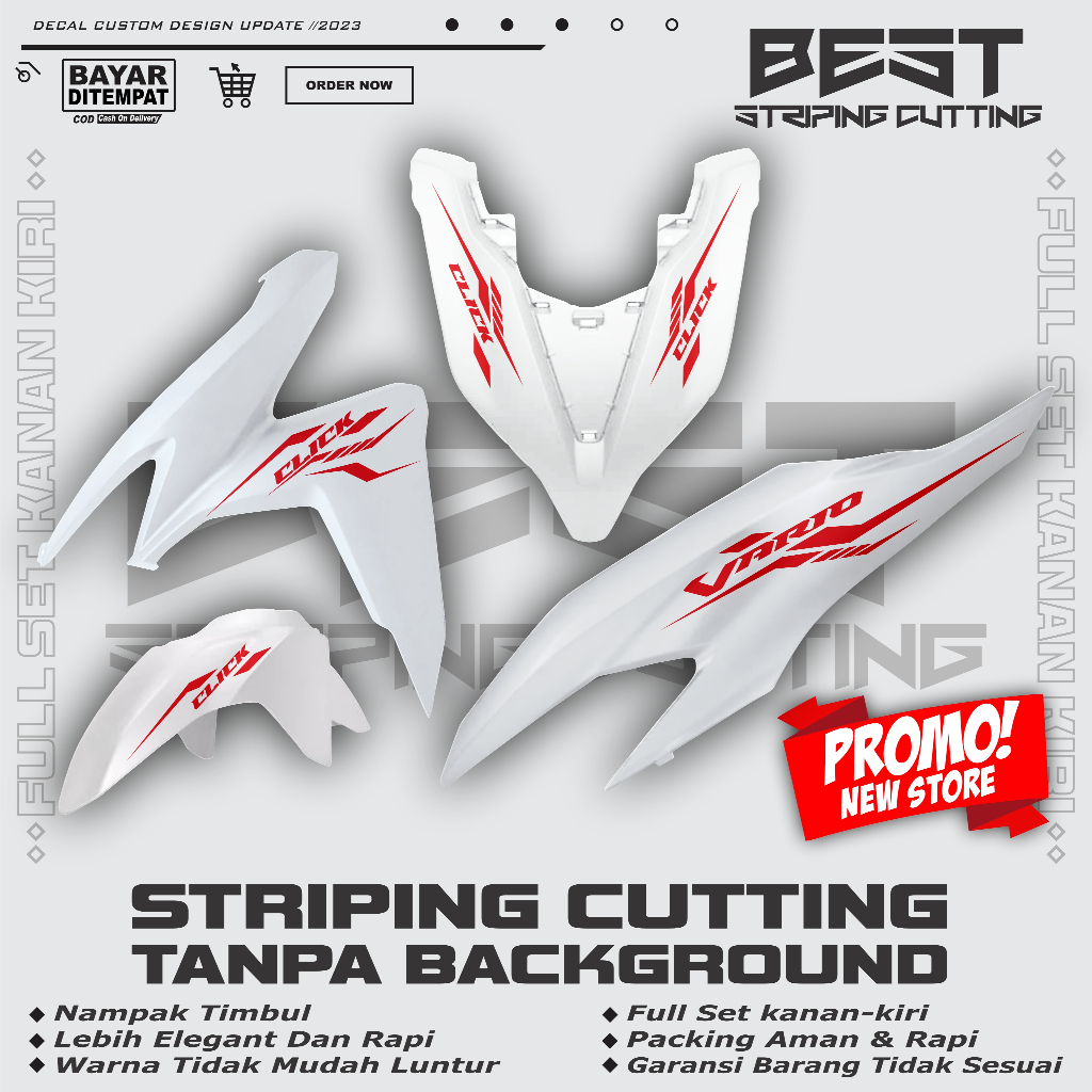 Jual STRIPING CUTTING VARIO 125 150 STICKER CUTTING VARIO 125 150 DESIGN VARIASI KODE m4 ...