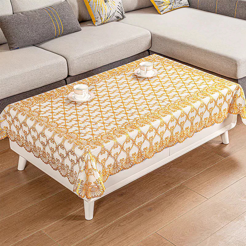 Jual Alas Meja Ruang Tamu Cantik / Taplak Meja Table Besar Tampilan ...