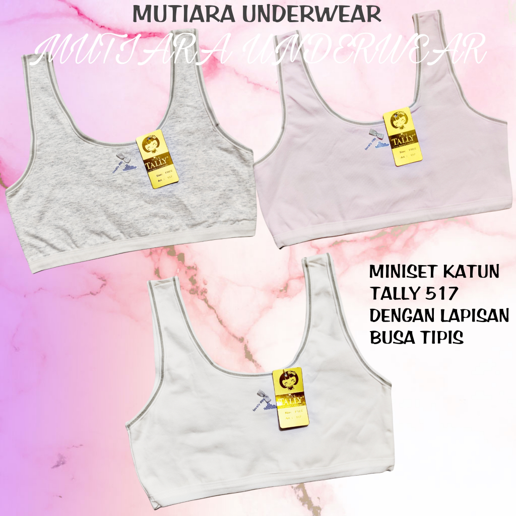 Jual Miniset Step 2 Katun TALLY 517 Bra ABG Busa Tipis / Bra Remaja ...