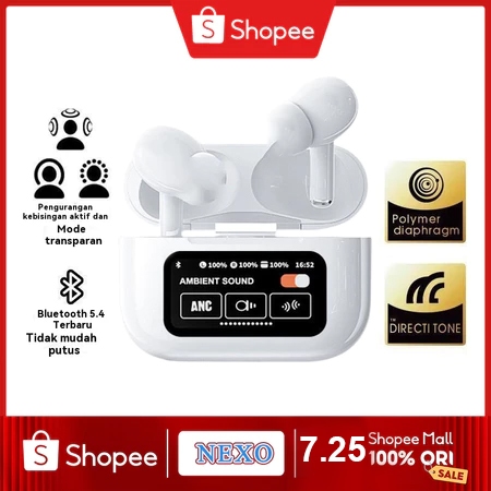 Jual TWS A9 PRO + layar pintar "ANC/ENC" (Harga Terbaru) Earphone ...