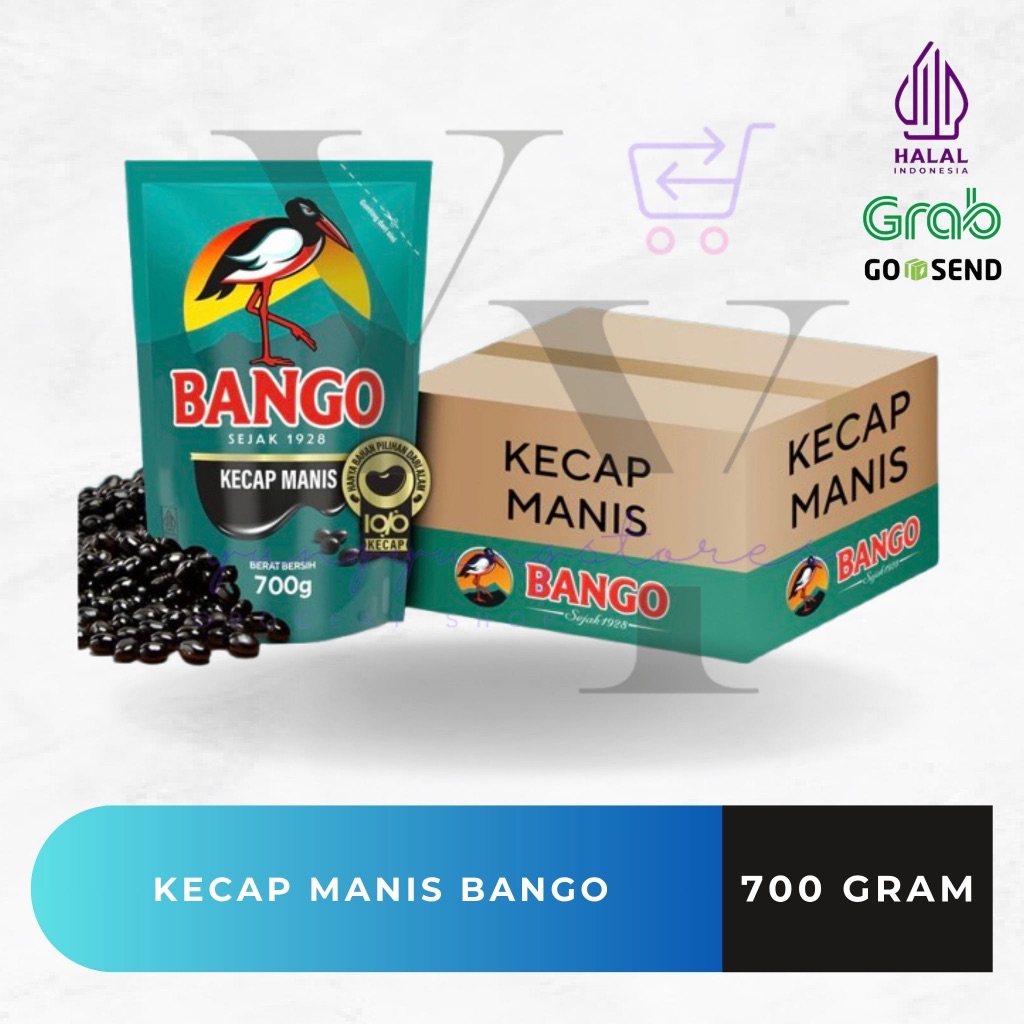 Jual 1 Dus Isi 12 Bungkus Kecap Manis Bango Refill 700 gram | Shopee ...