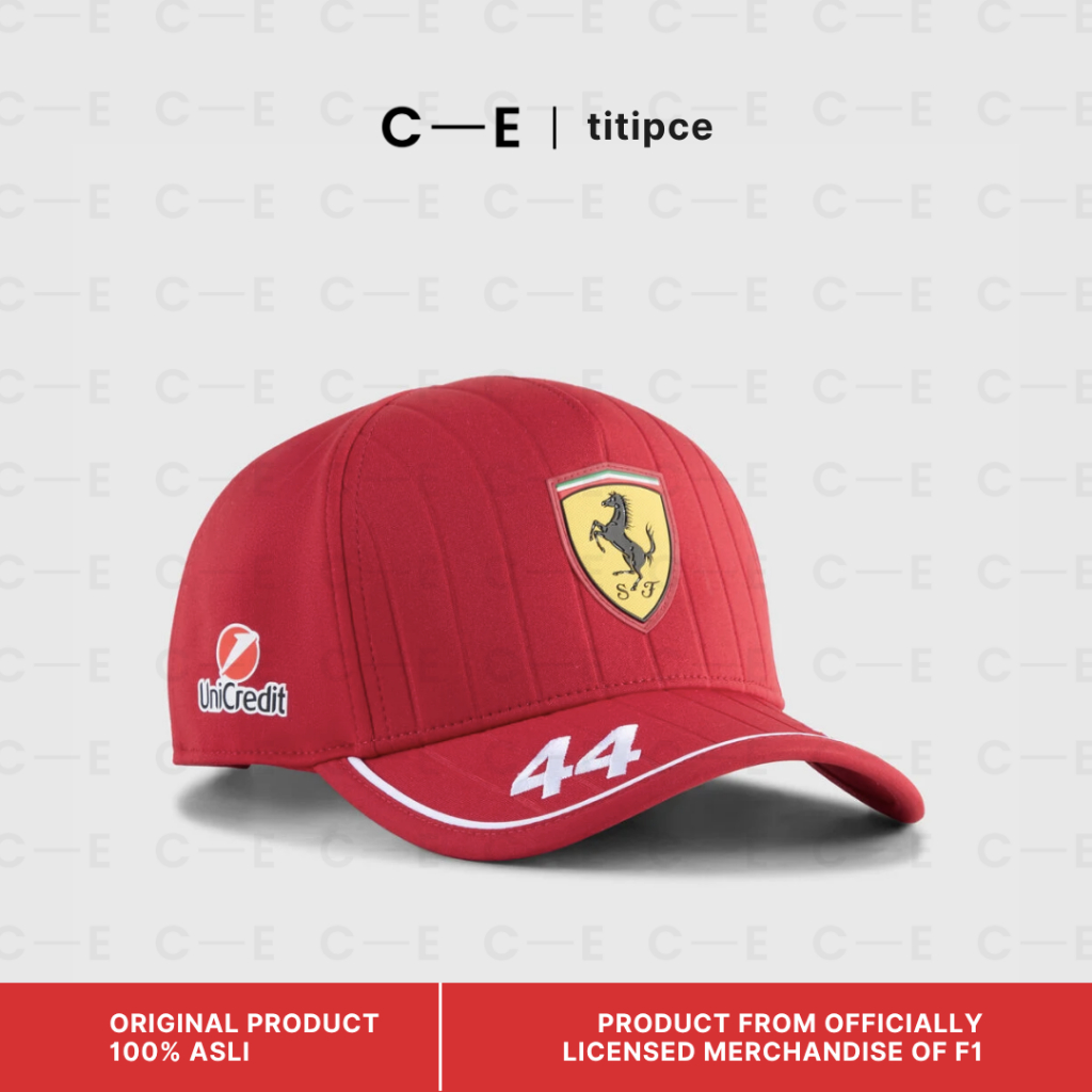 Jual Scuderia Ferrari F1 PUMA Lewis Hamilton Driver Cap 2025 Hat ...