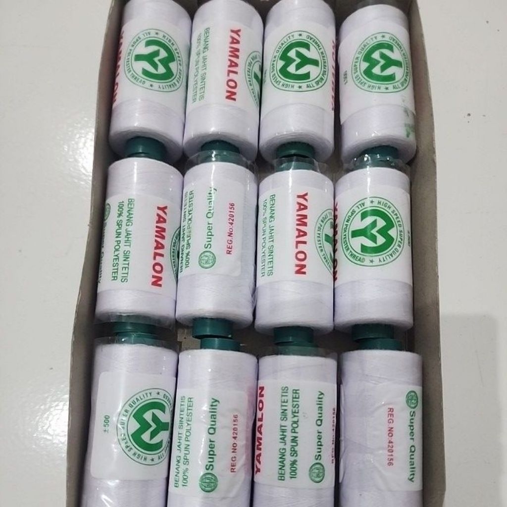Jual Benang Jahit Yamalon 500 Yard (1 pcs) | Shopee Indonesia