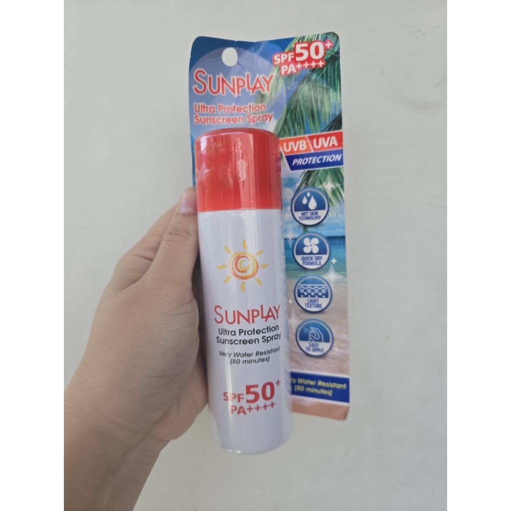 Jual Sunplay Ultra Protection Sunscreen Spray SPF 50+ PA++++ 50gr NEW ...