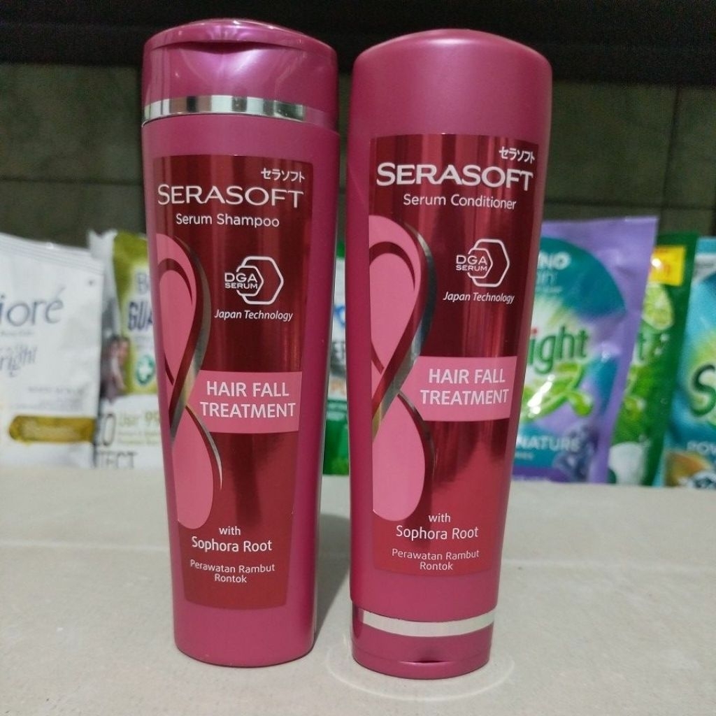 Jual Paket Hemat Serasoft Shampo + Serasoft Conditioner 170ml Murmer ...
