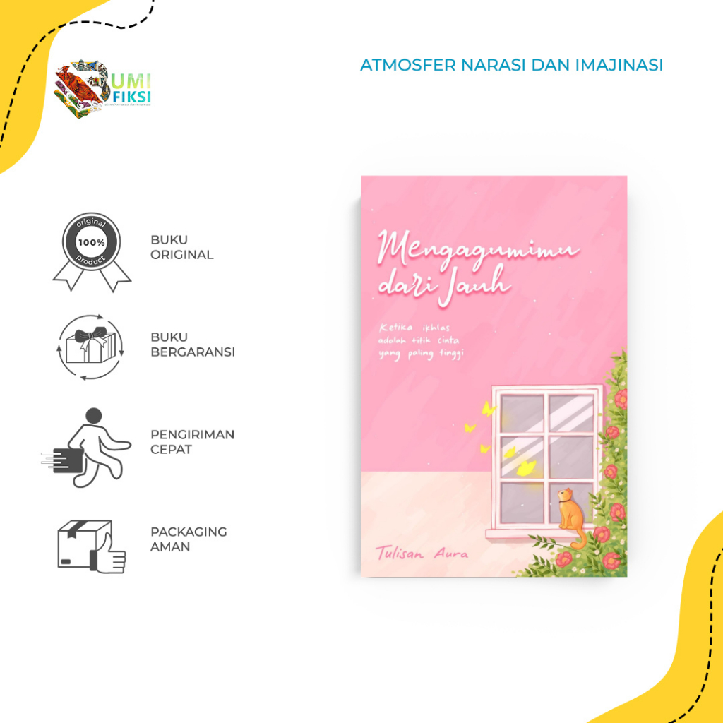 Jual [ BONUS MERCH ] Buku Novel Mengagumimu Dari Jauh - Tulisan Aura - Rainbooks (29 Jul - 12 ...