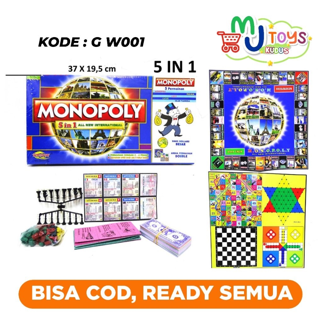 Jual Mainan Monopoly G W001 | Shopee Indonesia
