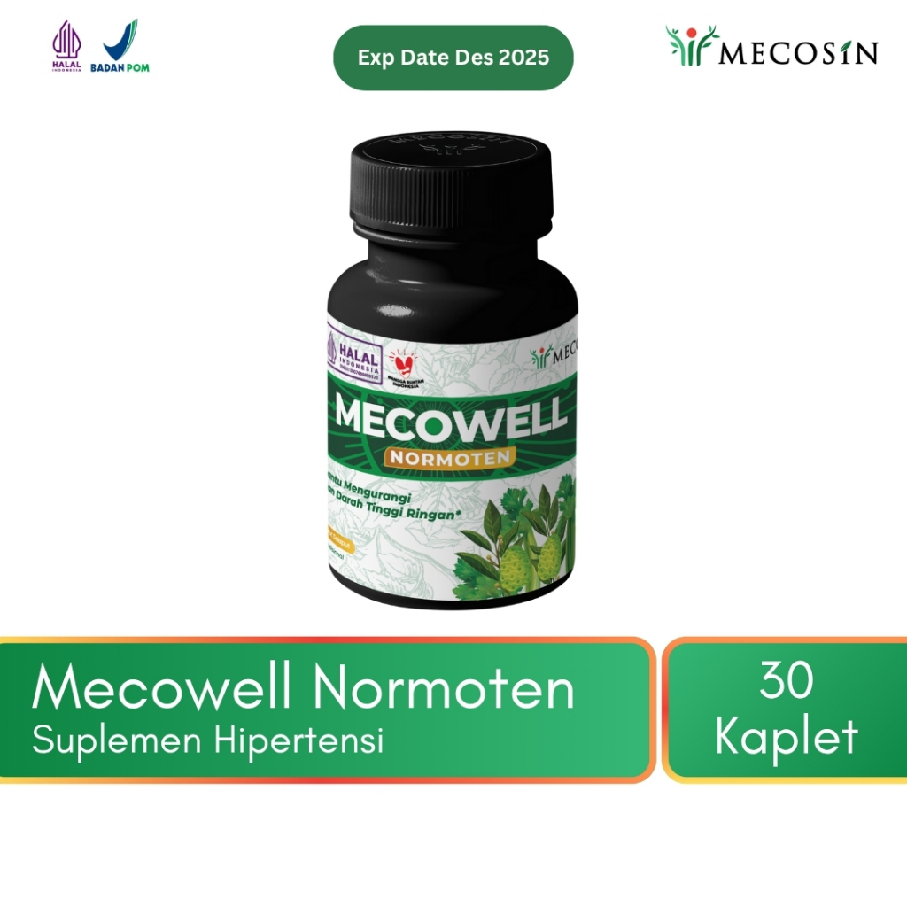 Jual Mecowell Normoten - Suplemen Hipertensi - Meringankan gejala ...