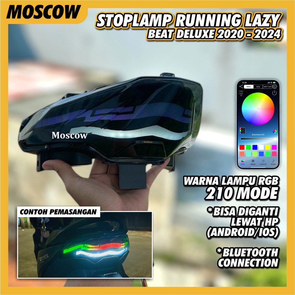 Jual LAMPU STOPLAMP BEAT NEW BEAT DELUXE Gen 1 2020 - 2024 FULL RUNNING ...