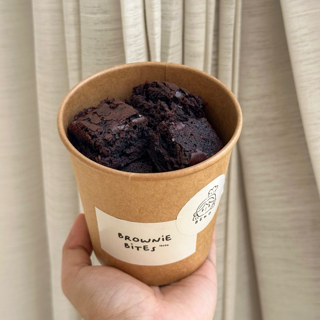 Jual [SAMEDAY] BROWNIES BITES (180gr) HAMPERS LEBARAN BROWNIES BUCKET ...