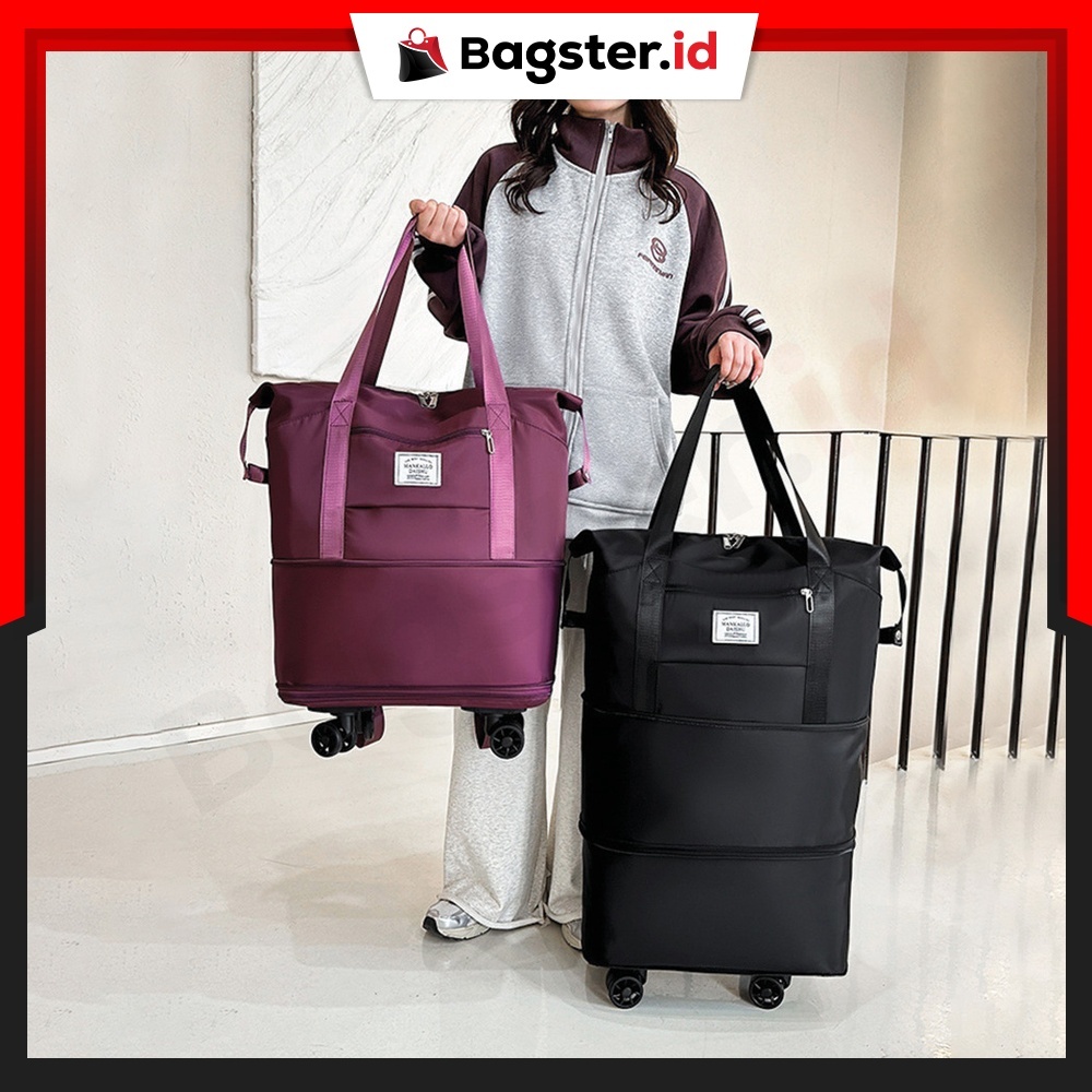 Jual Tas Trolley Travel Duffel Bag Tas Koper Penyimpanan Perjalanan ...
