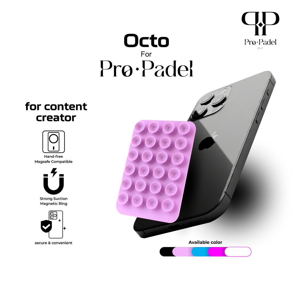 Jual Octo By Pro Padel Wireless Phone Holder Gurita Magnet Stand Holder ...