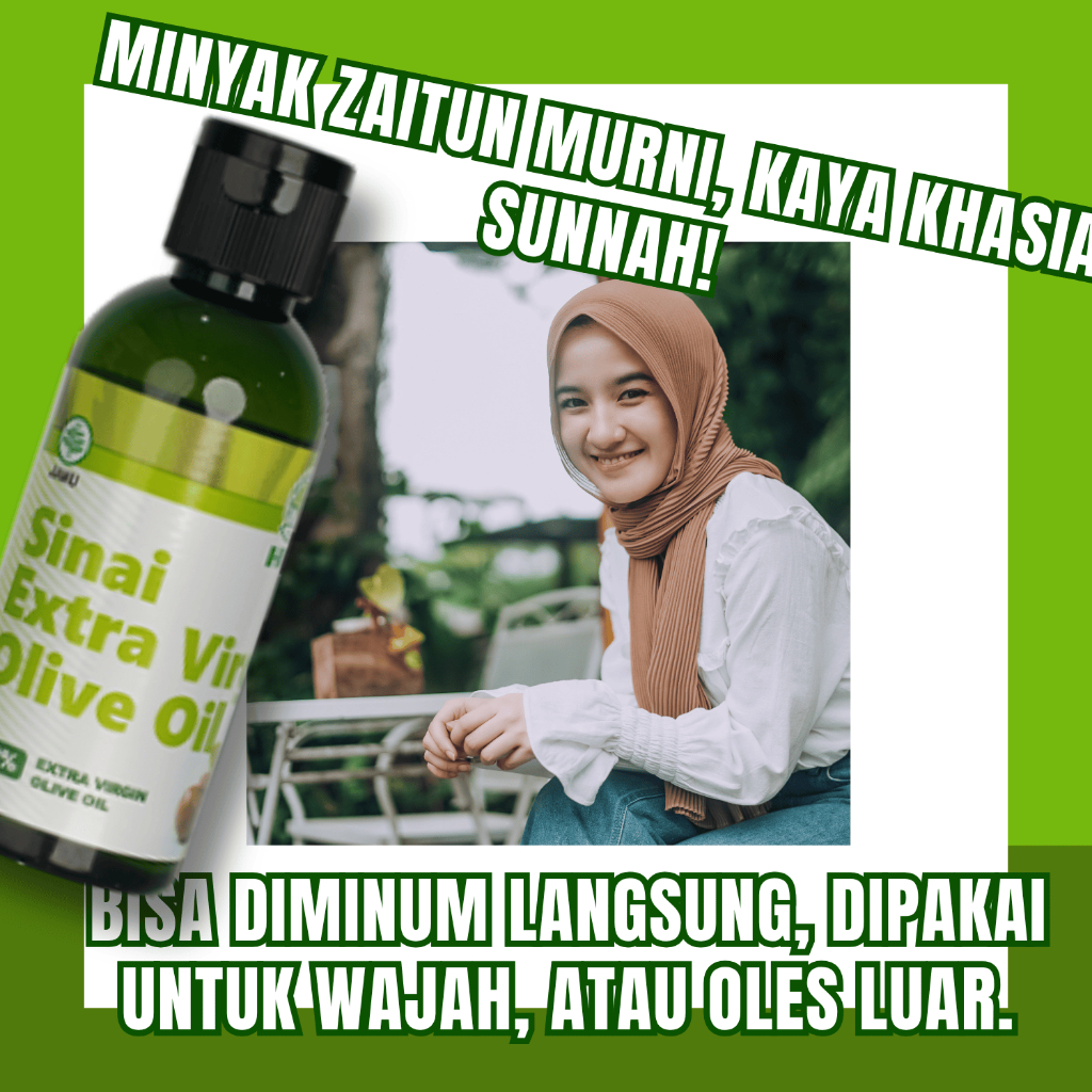 Jual MINYAK ZAITUN (EXTRA VIRGIN OLIVE OIL) SINAI OLIVE HNI HPAI ...