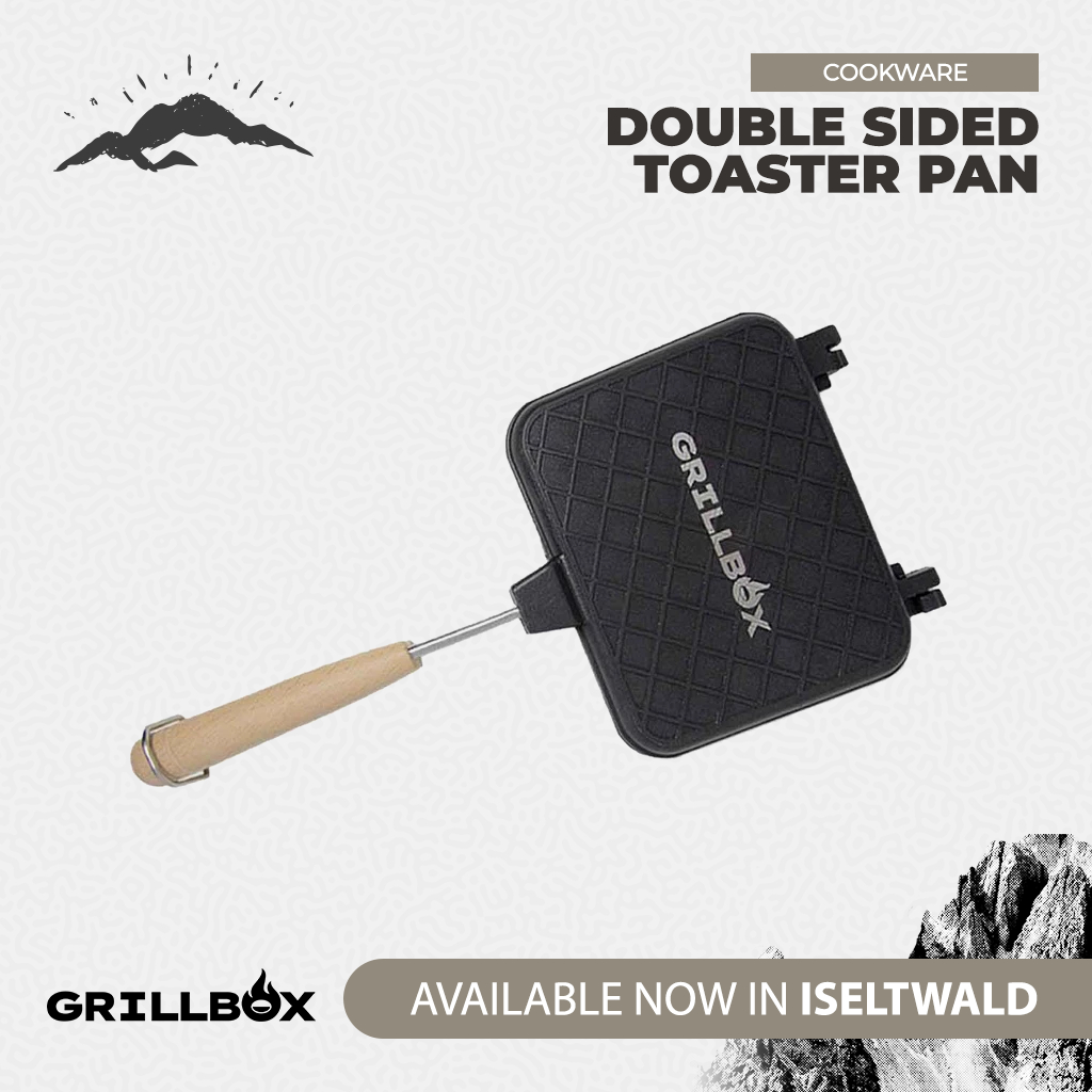 Jual Grillbox HNR2200008 Pemanggang Roti Double Sided Toaster Pan Anti ...