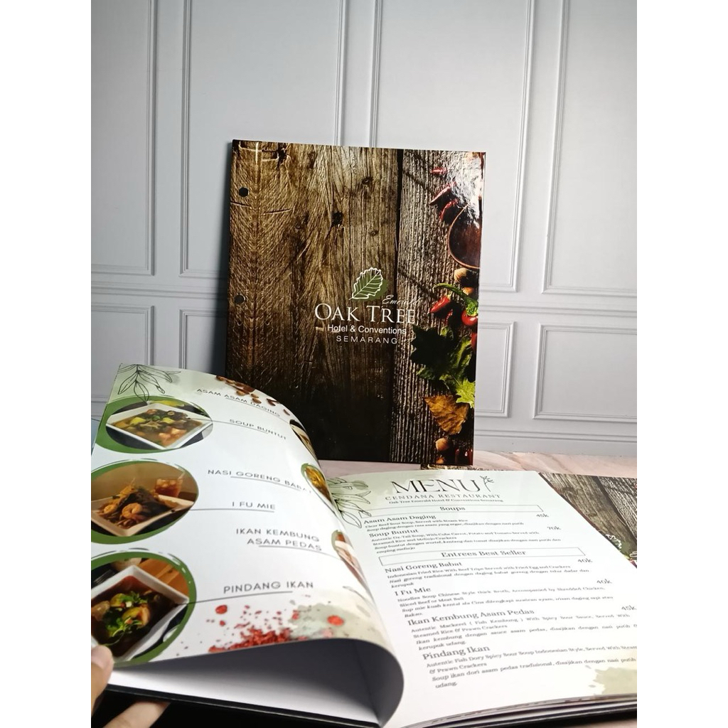 Jual CETAK / PRINT BUKU MENU A4 JILID BAUT | Shopee Indonesia