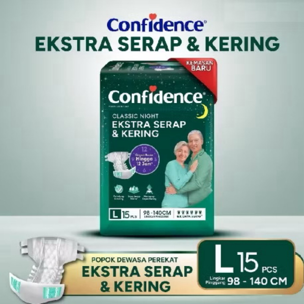 Jual CONFIDENCE Classic Day /night PEREKAT ALL SIZE | Shopee Indonesia