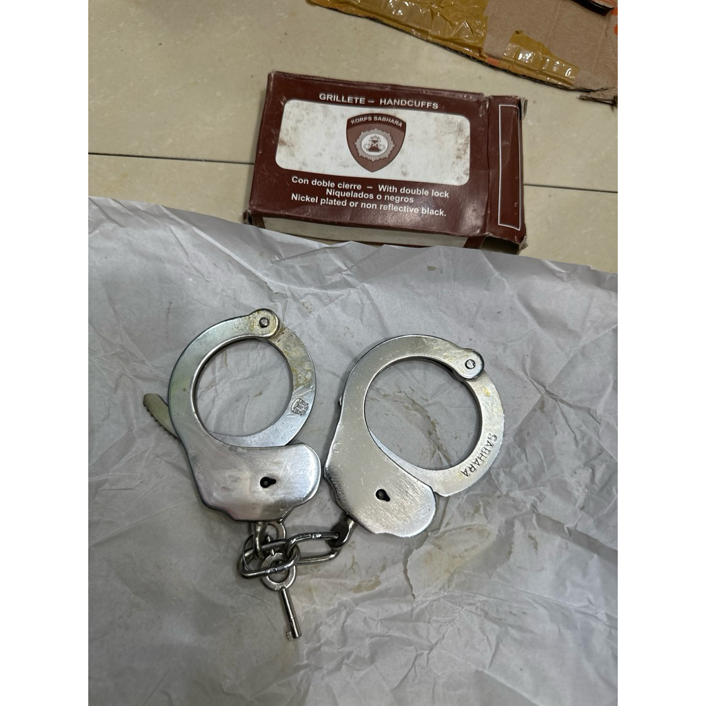 Jual borgol jatah pembagian polantas/ borgol lantas / borgol jatah ...