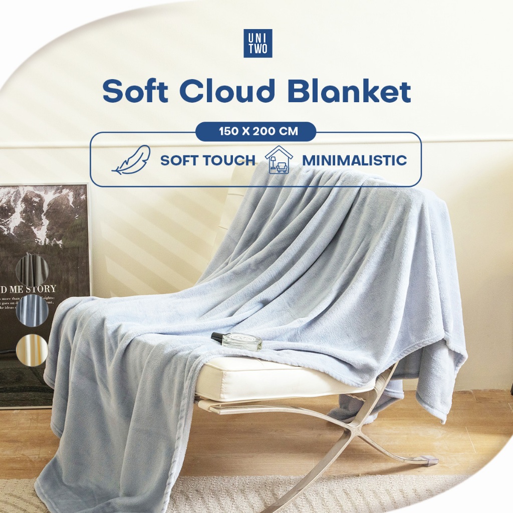 Jual Soft Cloud Blanket – Selimut Bulu Halus, Minimalis. Lembut, Ringan ...