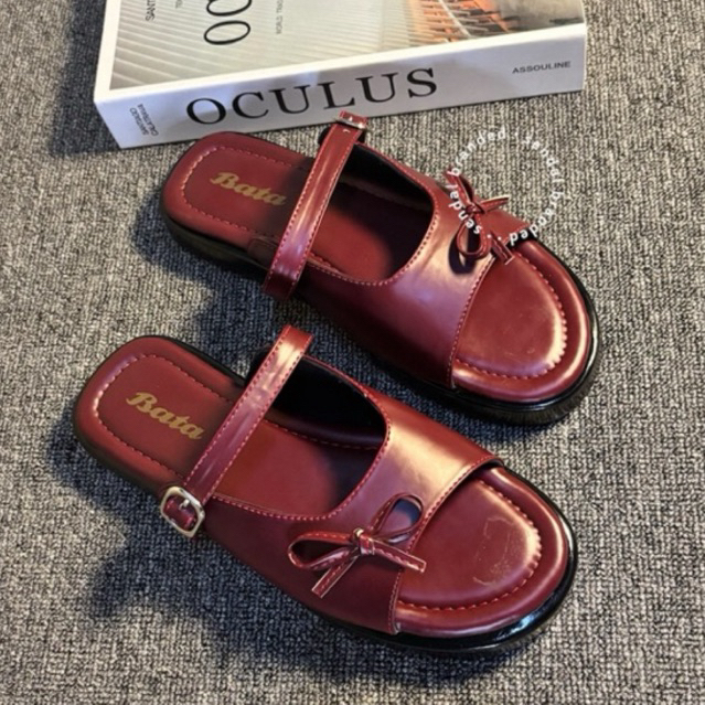 Jual Sandal Bata Wedges sendal wanita trendi kekinian Sandal 5 cm ...