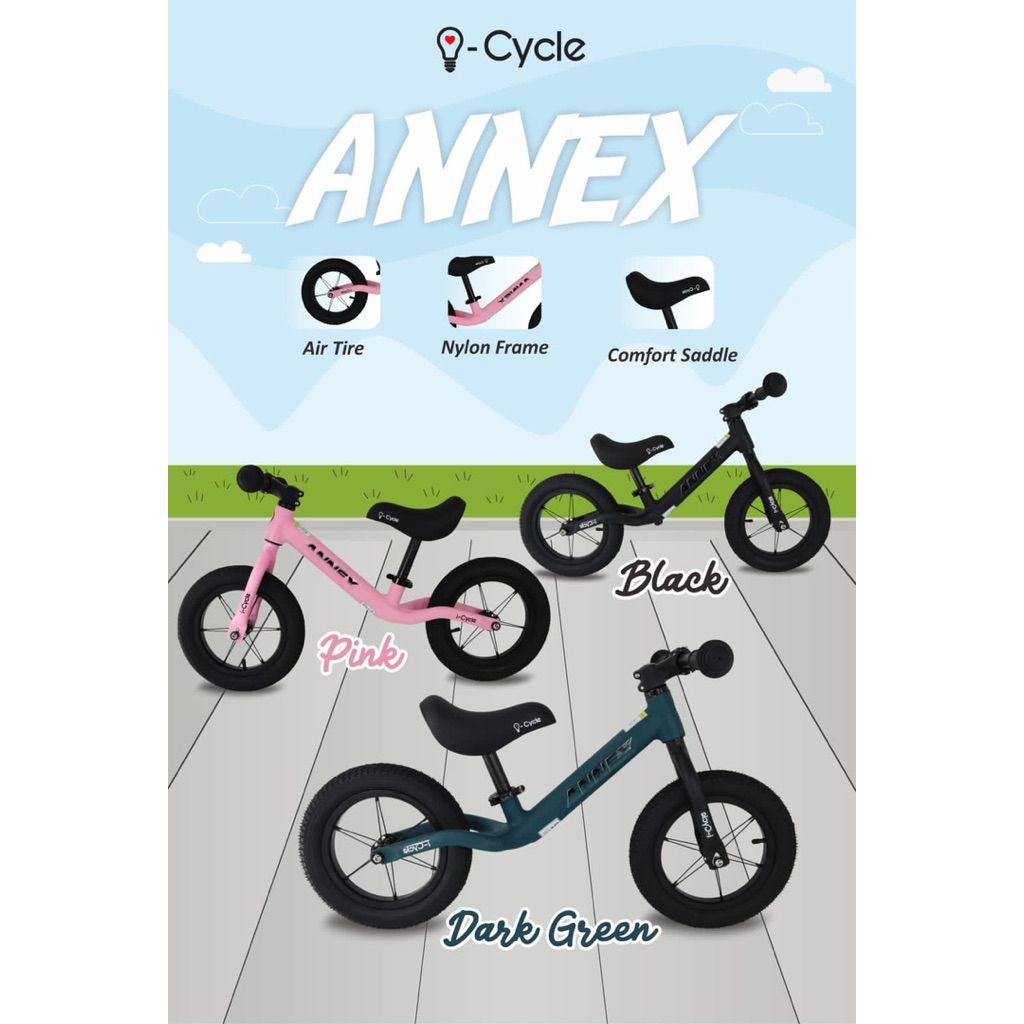 Jual Pushbike Icycle Assault / SLIDE / ANNEX Alloy Balance Bike Push ...