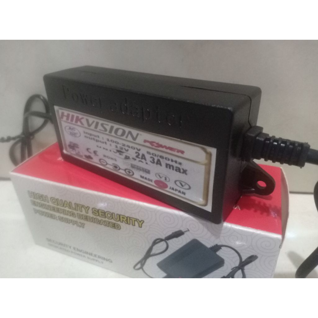 Jual hkvision panjang adaptor 12v 2a 3a charger PSU power supply trafo AC DC Jack 2.1mm 2.5mm x ...