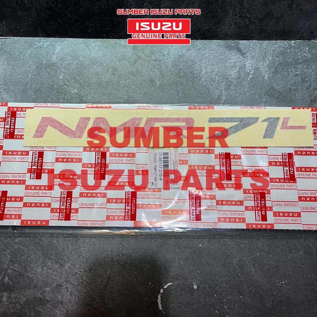 Jual STIKER STICKER SETIKER NMR71L NMR 71L NMR 71 L ORIGINAL | Shopee ...