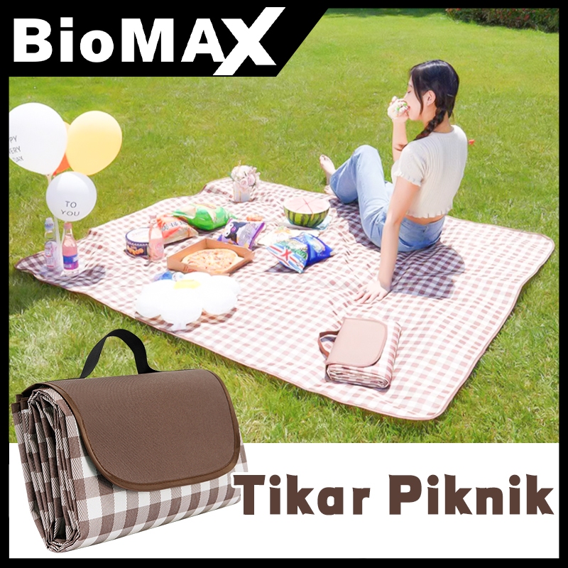 Jual TIKAR piknik TEBAL WATERPROOF alas piknik tikar piknik outdoor ...