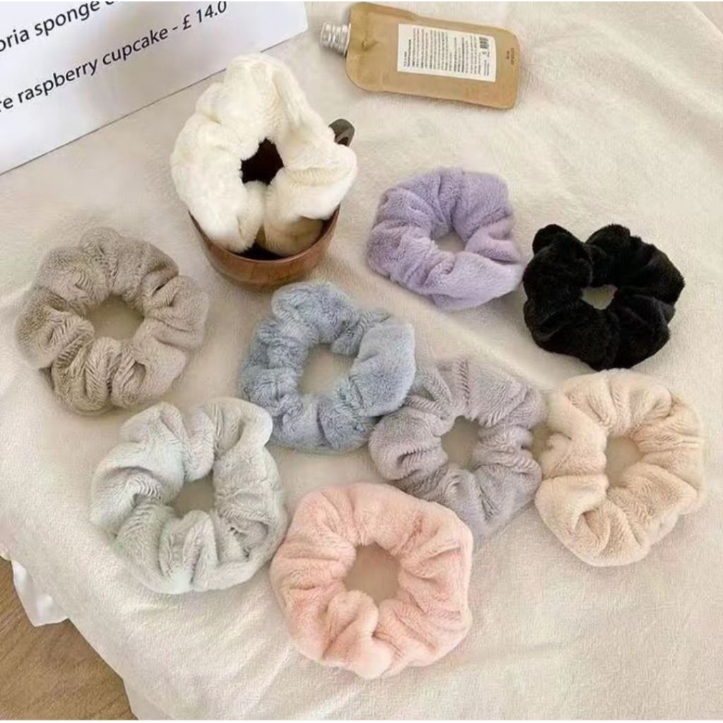 Jual spesial Ikat rambut scrunchie korea beli 3 geratis cermin ...
