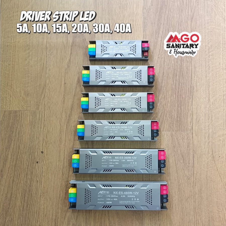 Jual LED POWER SUPPLY / DRIVER STRIP LED / TRAFO LAMPU LED 5A - 40A ...