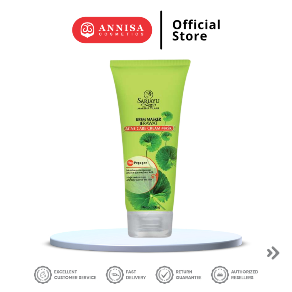 Jual SariAyu Martha Tilaar Acne Care Cream Mask Tube 100gr | Shopee ...