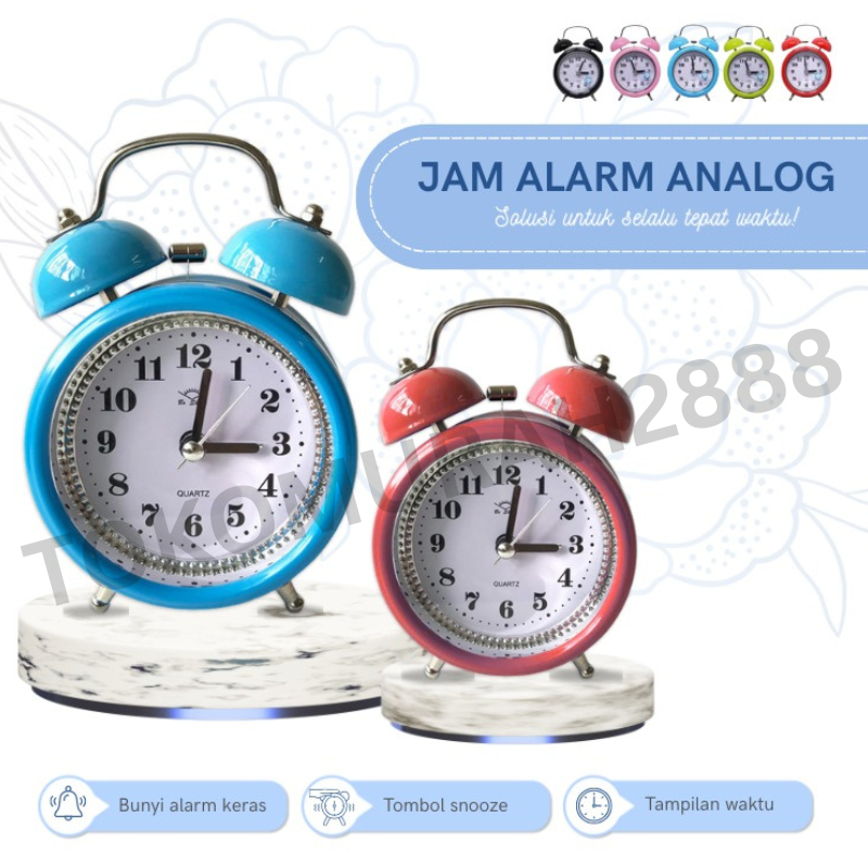 Jual JAM WEKER KLASIK/JAM ALARM KLASIK/JAM ESTETIK/ALARM CLOCK CLASSIC ...