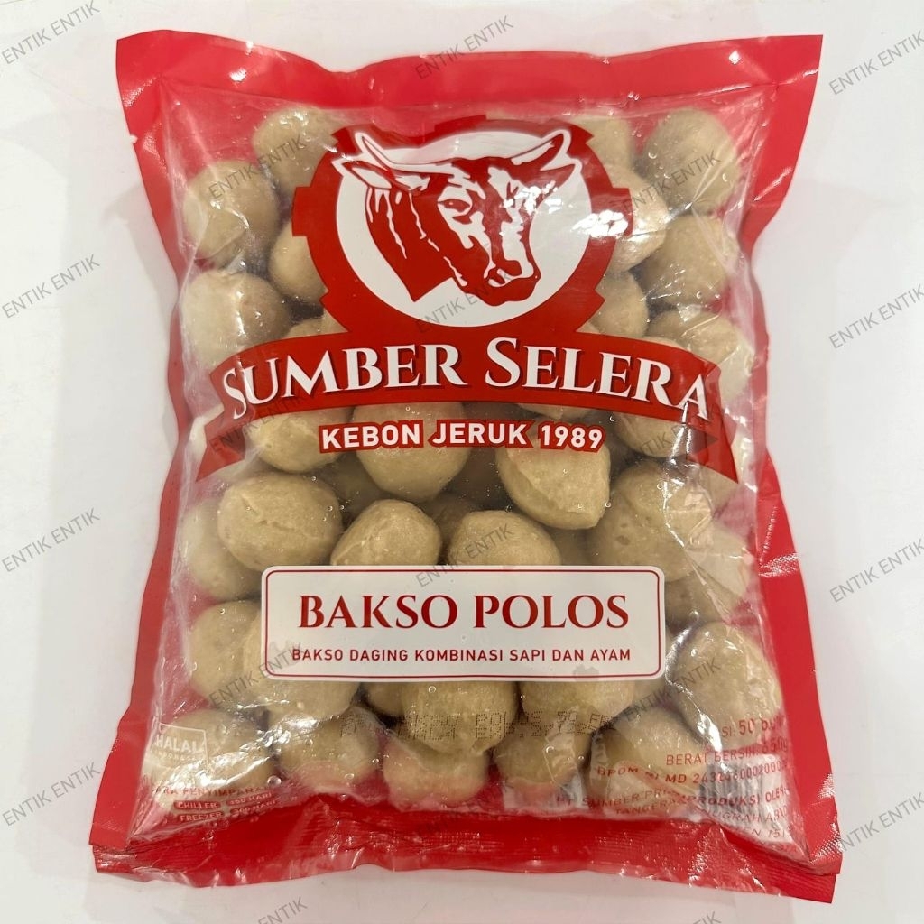 Jual Bakso Sumber Selera Polos 650gr (50 butir) | Shopee Indonesia