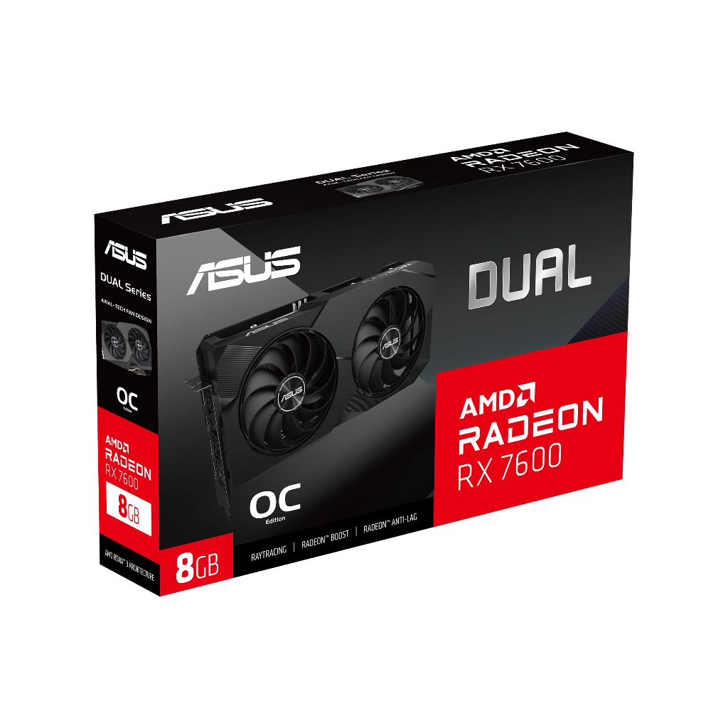 Jual Vga Asus Dual RX 7600 OC 8GB V2 DDR6 VGA AMD Radeon RX7600 ...