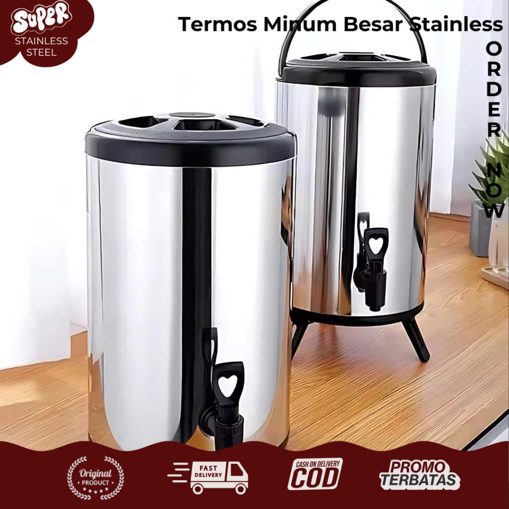 Jual Super Stain Steel - Termos Minum Besar Stainless | Dispenser Air ...