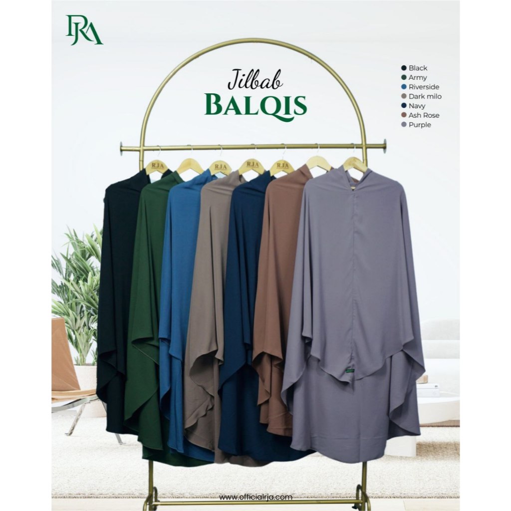 Jual jilbab balqis queen forta model rucing by rja store | Shopee Indonesia