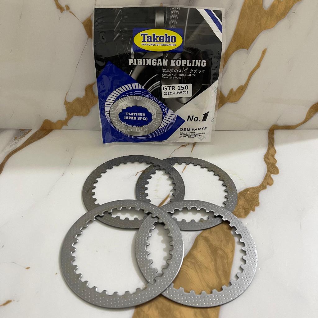 Jual TAKEHO - PIRINGAN KOPLING (PLAT GESEK) MOTOR SUPRA GTR 150 (4PCS ...