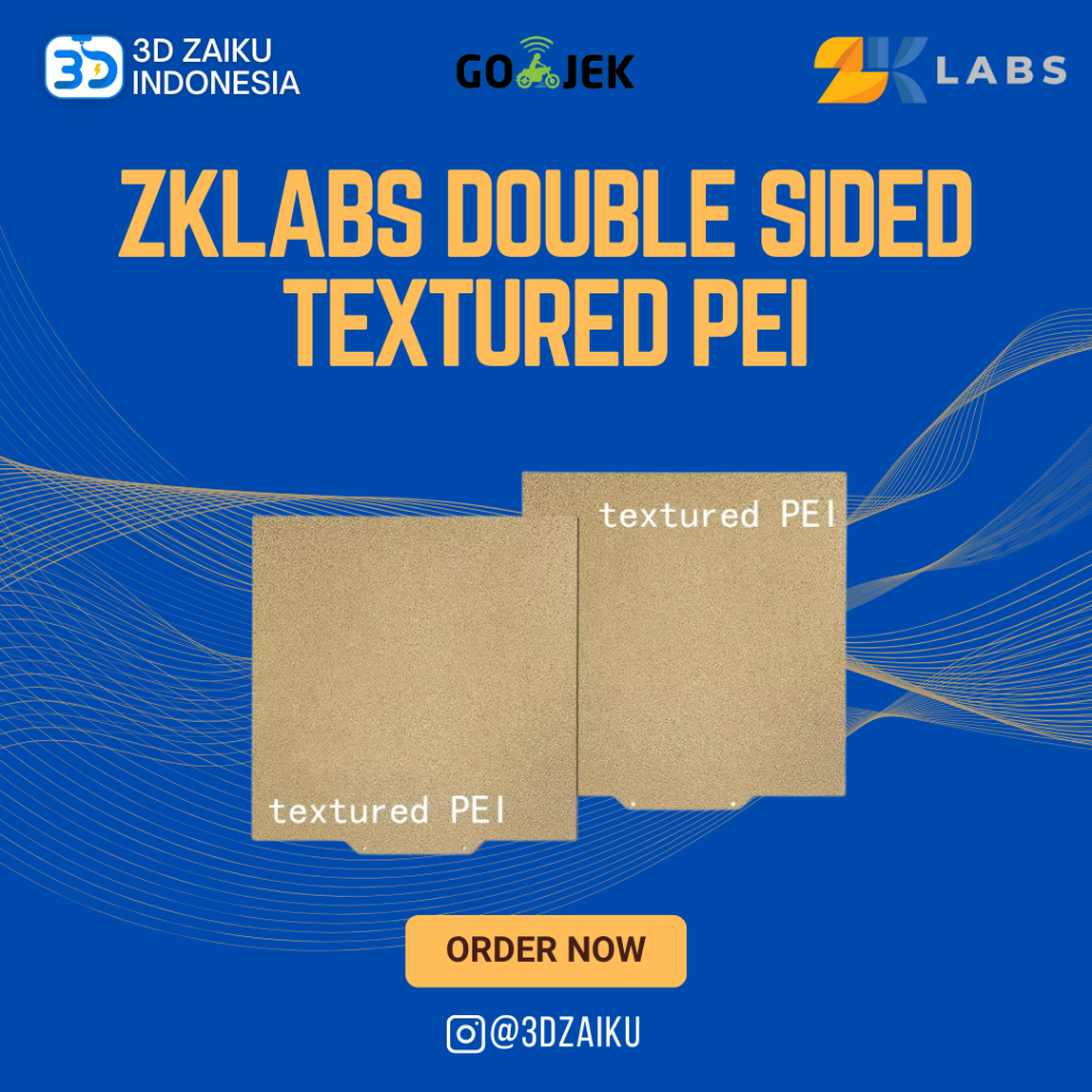 Jual ZKLabs 3D Printer Double Sided Textured PEI | Shopee Indonesia