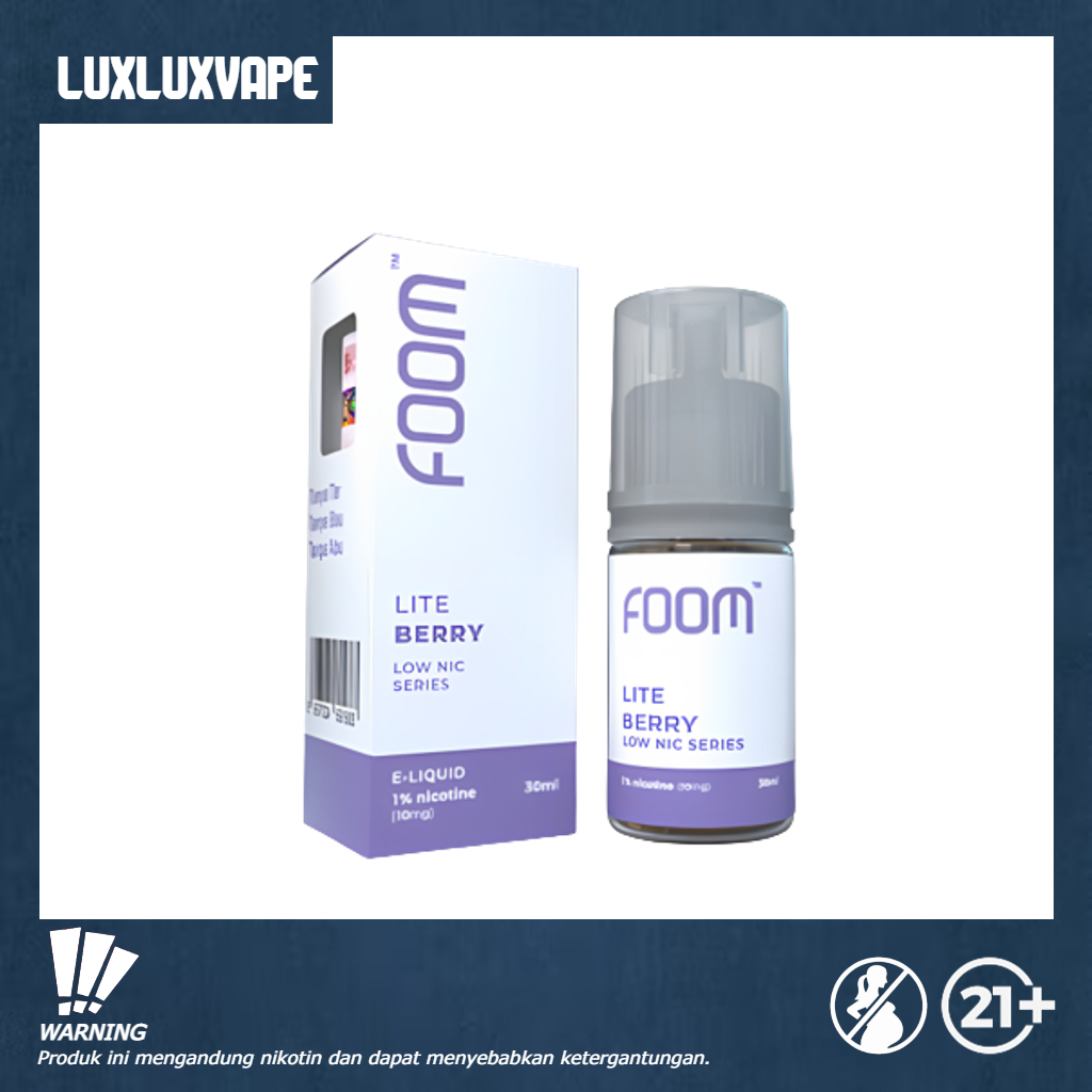 Jual Liquid Foom Lite Berry 30ml 10mg Authentic by Foom Lab | Shopee ...