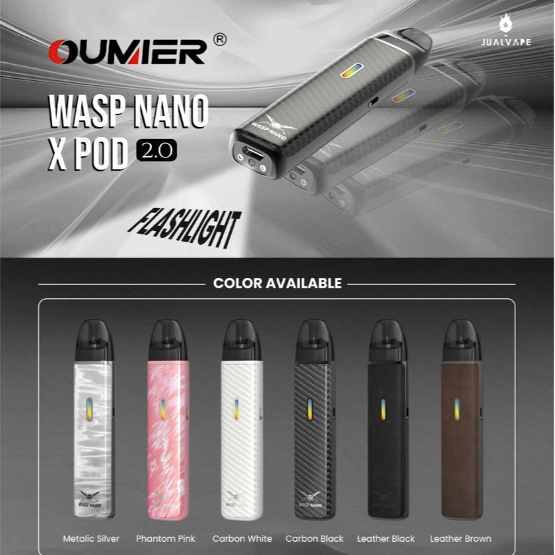Jual Pod Wasp Nano X 2.0 1200mAh Authentic by Oumier / Wasp Nano X V2 ...