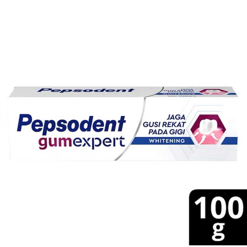 Jual Pepsodent Pasta Gigi Gum Expert Whitening 100g | Shopee Indonesia