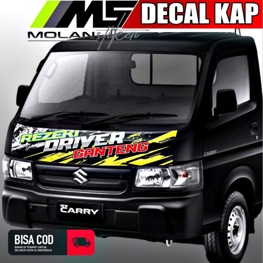 Jual Decal Sticker Striping Variasi Kabin Depan New Carry Pickup Kata ...