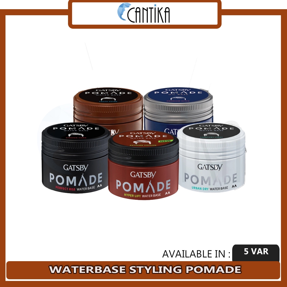 Jual PROMO GATSBY Waterbase Hair Styling Pomade 30gr | Shopee Indonesia
