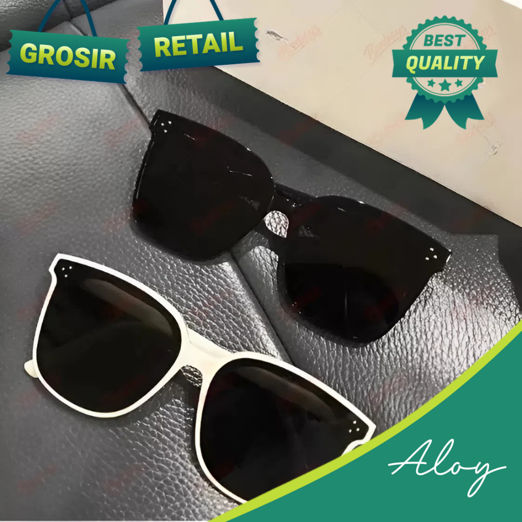 Jual ALOY RETAIL PL-H003 Korean Design Retro Mata Kucing Kacamata Pria Wanita Sunglasses KM01 ...