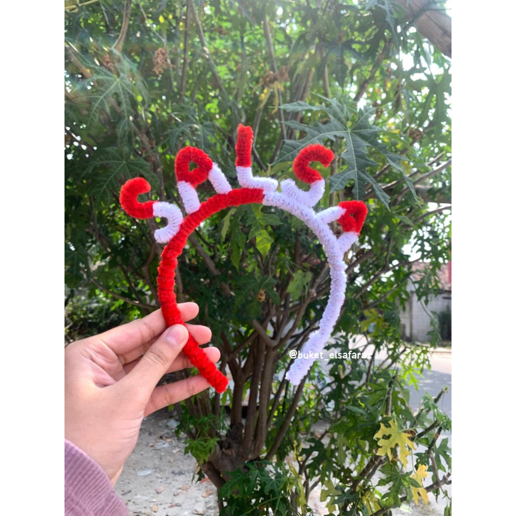 Jual BANDO MERAH PUTIH NAMA BISA REQUEST NAMA | Shopee Indonesia