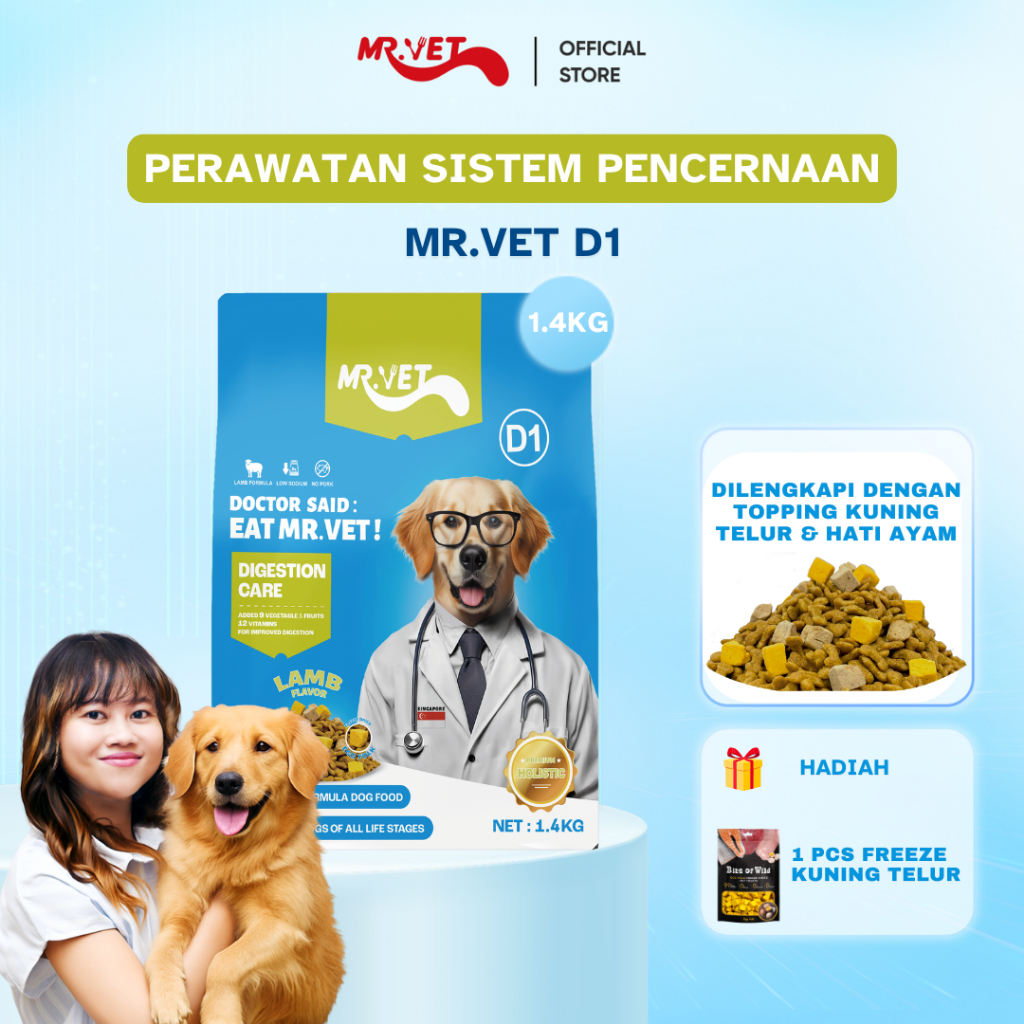 Jual Mr.Vet D1 - BIG DEAL BUY D1 1.4KG GET 1 PACK CAMILAN FREEZE-DRIED ...