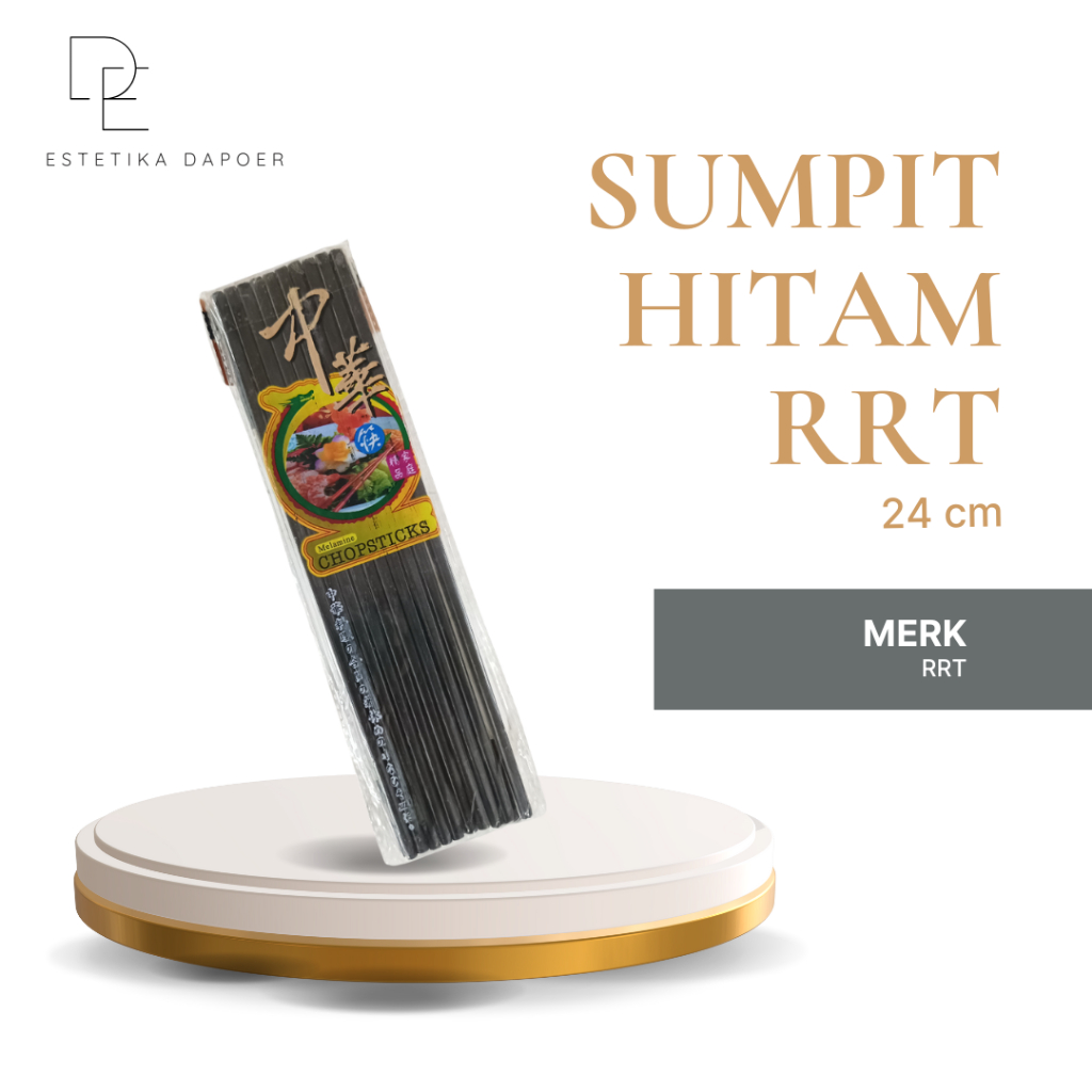 Jual Sumpit Gading Hitam 24cm Melamin (isi 10 pasang) | SUMPIT HITAM ...